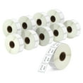 Extra Small 2-Up Labels for DYMO & Zebra - 10 Rolls/10000 Labels ...