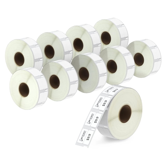 Extra Small 2-Up Labels for DYMO & Zebra - 10 Rolls/10000 Labels ...