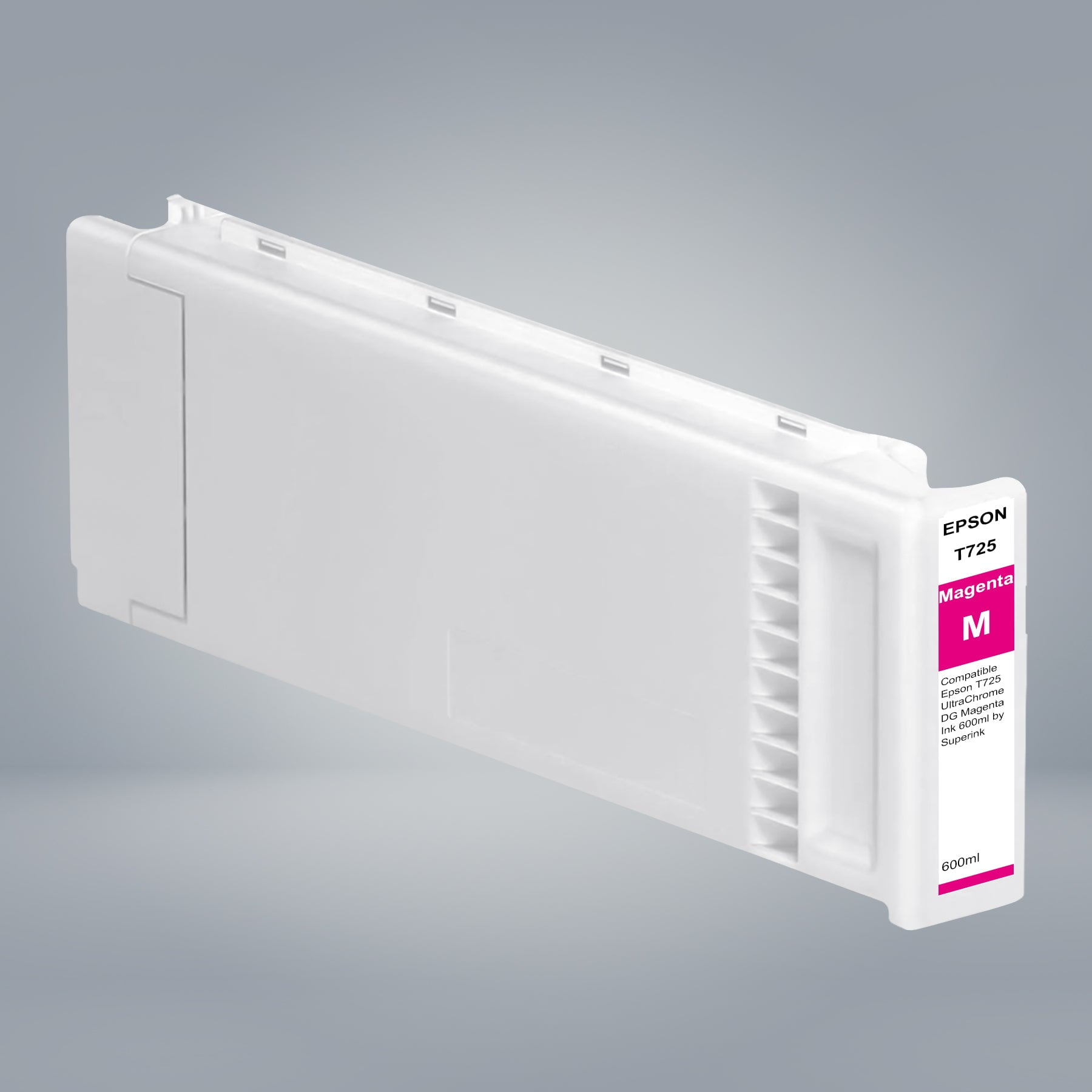 Compatible Epson T725 UltraChrome DG Magenta Ink 600ml by Superink ...