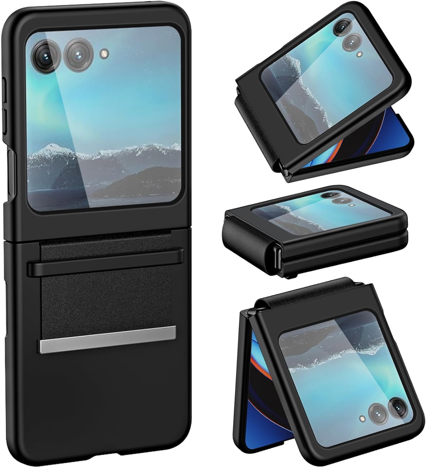 Compatible Flip Case for Motorola Razr Plus Case with Hinge Protector ...
