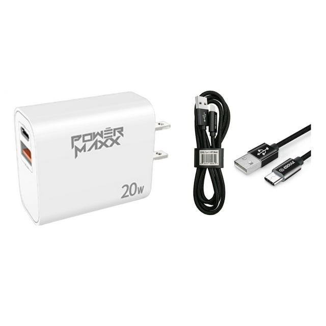 Compatible For Blu View 5 B160V 20W Fast Home Wall Travel Charger + 3FT ...