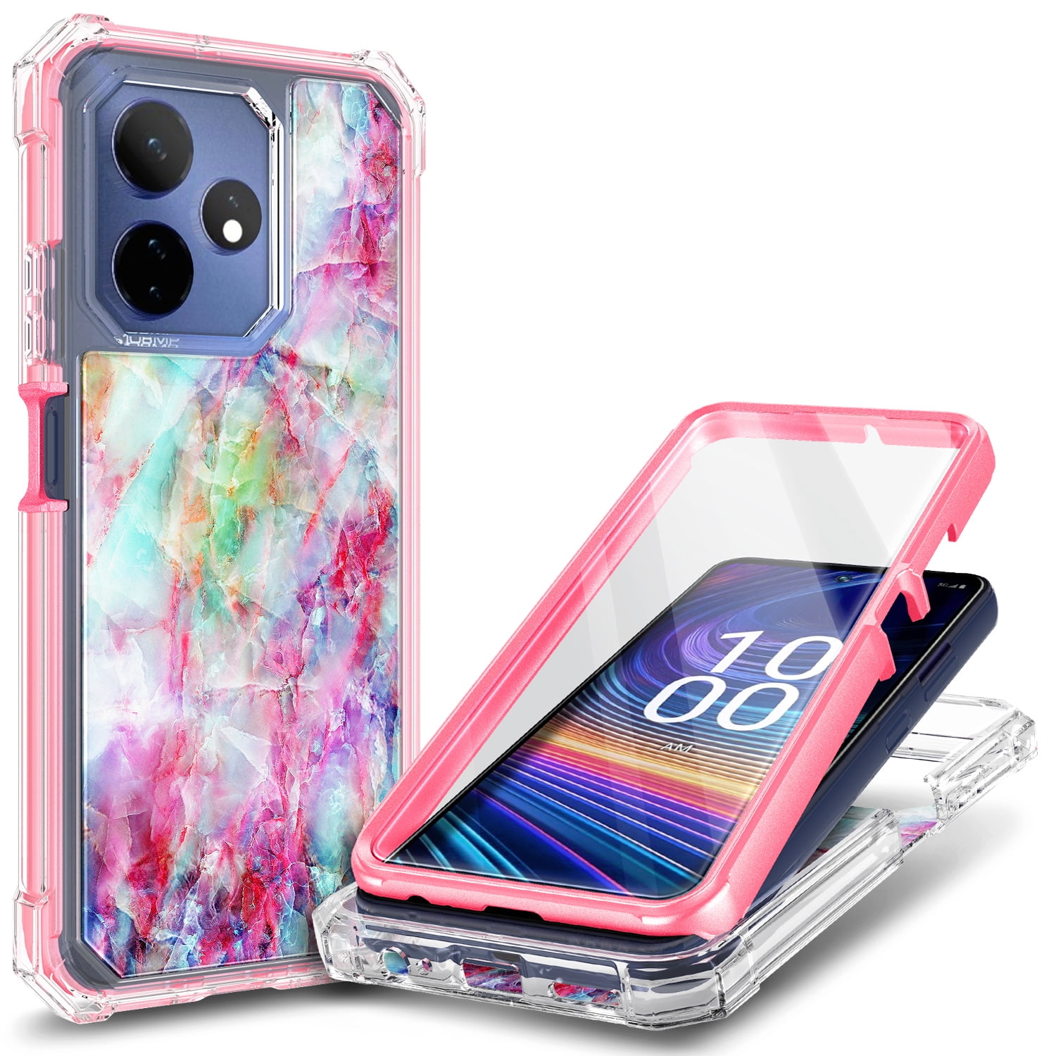 Nagebee Shockproof Fantasy Rugged Bumper Cell Phone Case for Boost ...