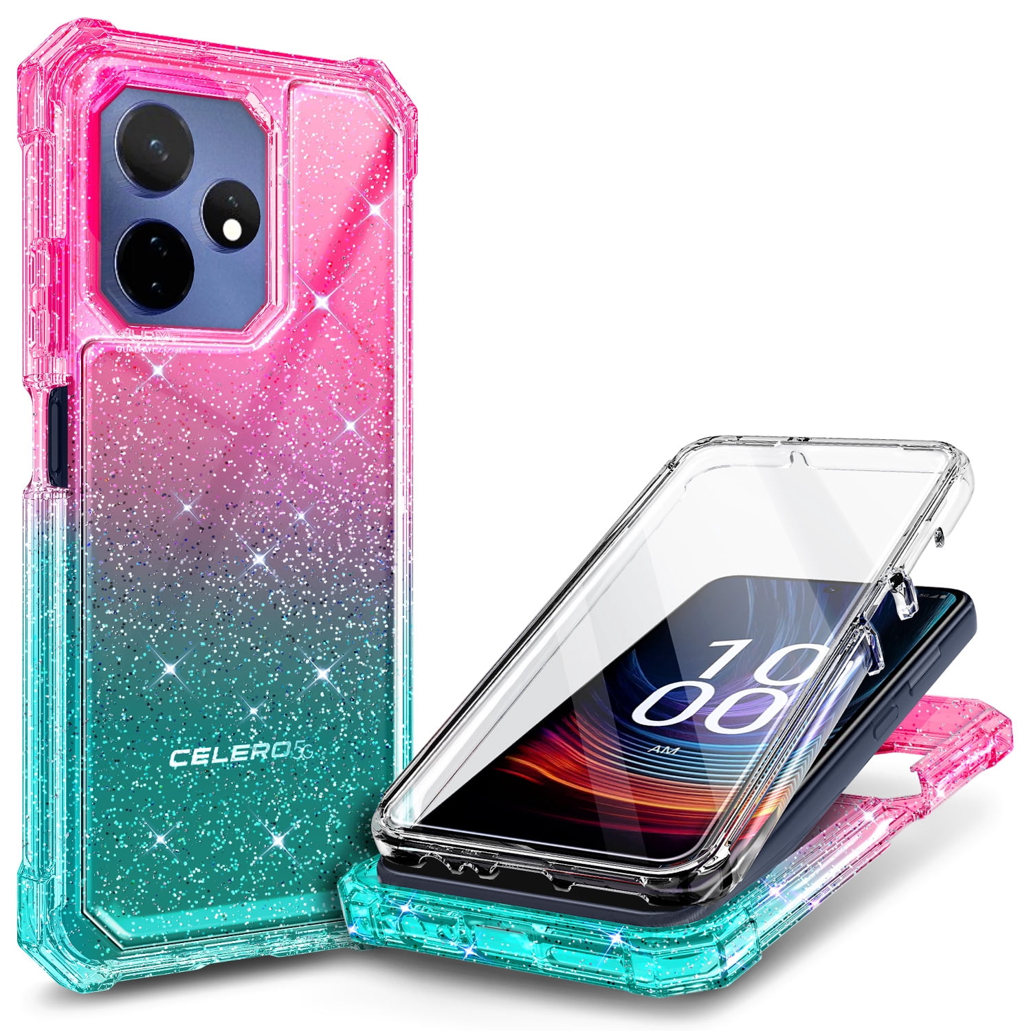 Nagebee Shockproof Bumper Cell Phone Case for Boost Mobile Celero 5G ...