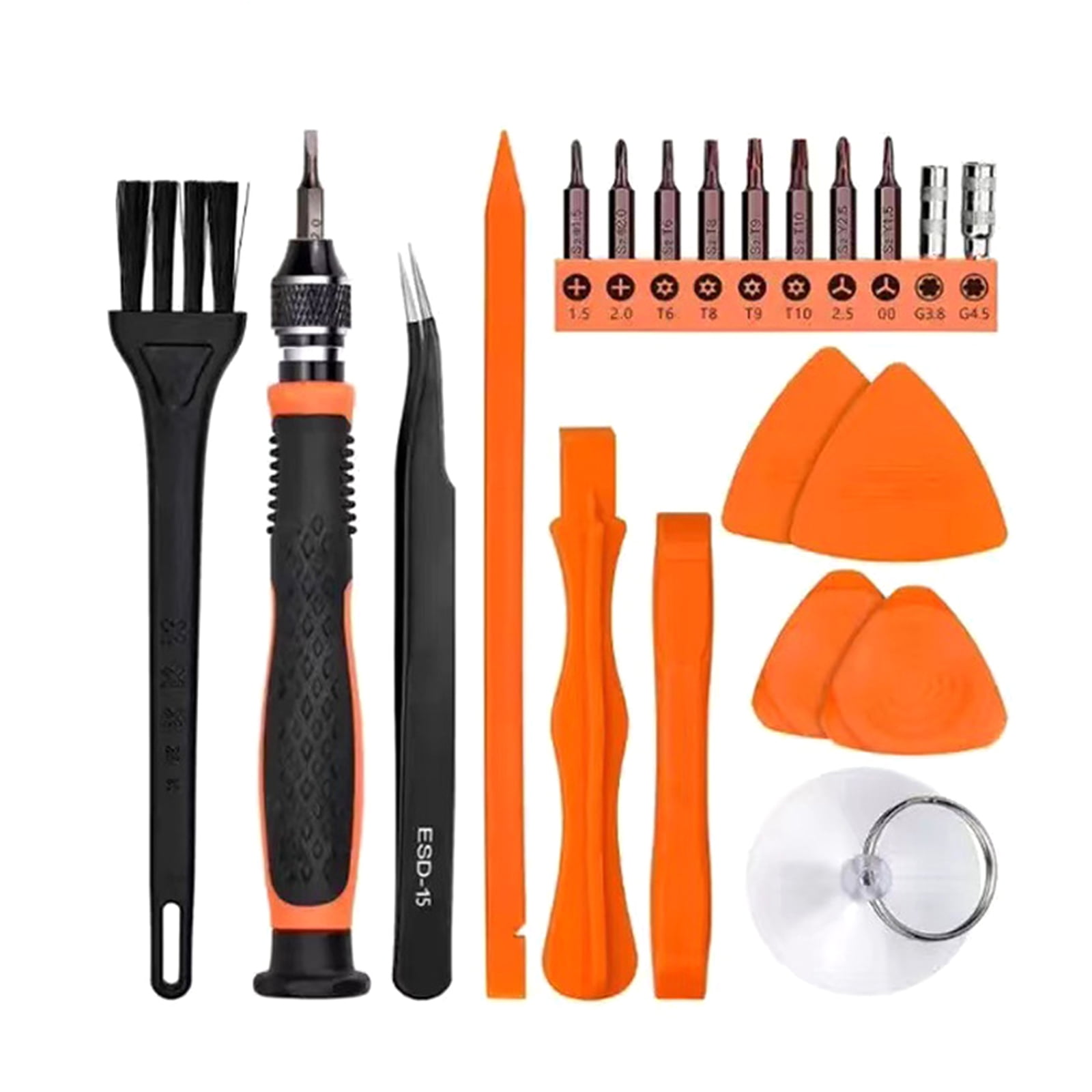 Compatible For N64 N64 SNES NES Repair Opening Tools Screwdriver Kit Precision-Disassembling ...
