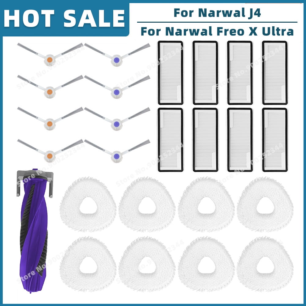 Compatible For Narwal Freo X Ultra / Narwal J4 Replacement Spare Parts Accessories Roller Main ...