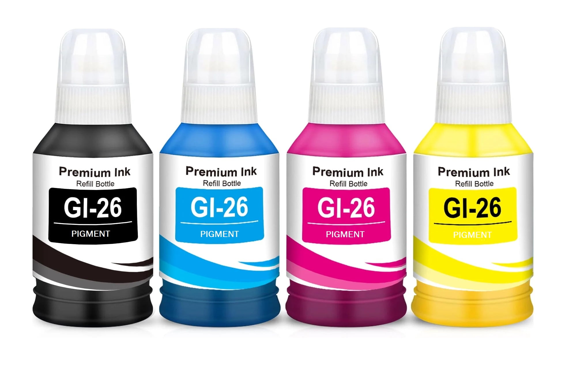 Compatible GI26 GI-26 Refill Ink Bottles Replacement for Canon MAXIFY ...