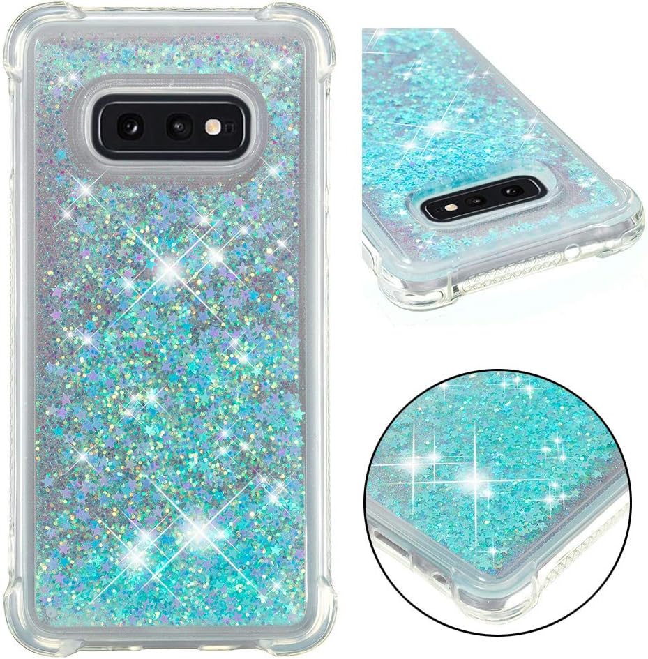 Compatible with Galaxy S10e Case, Glitter Case Bling Sparkle Liquid for ...