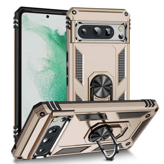 Compatible with Google Pixel 10 /10 Pro Case,with 360 Ring Holder ...