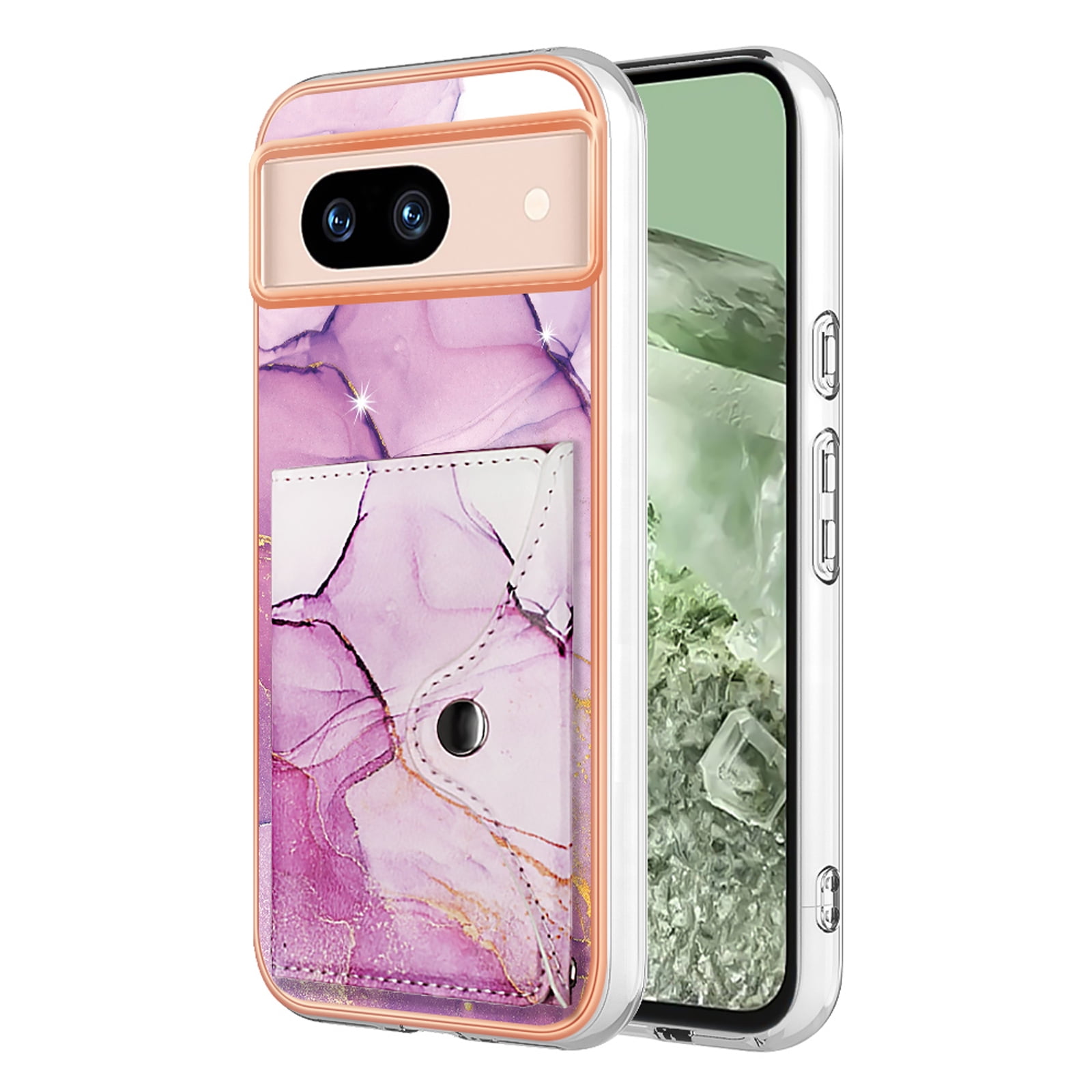 Compatible with Google Pixel 8A Wallet Case with Card Holder, Back Flip ...