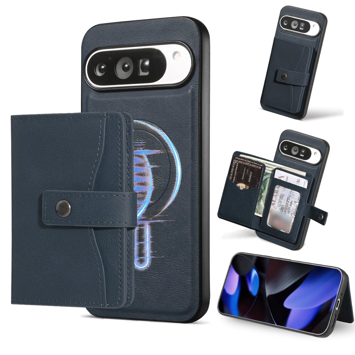 Compatible with Google Pixel 8A Wallet Case Compatible with MagSafe ...