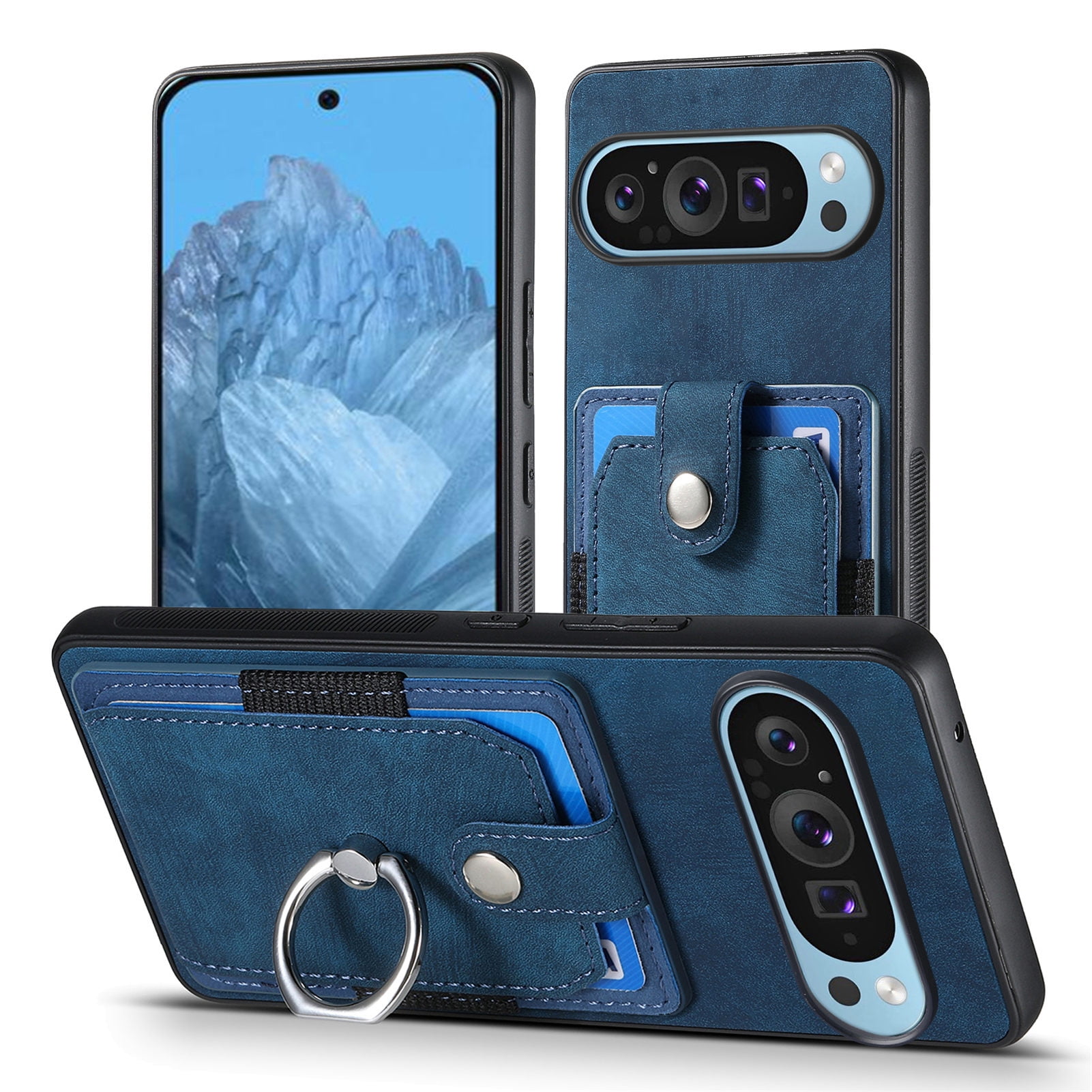 Compatible with Google Pixel 9 / 9 Pro Case Wallet with Card Holder ...