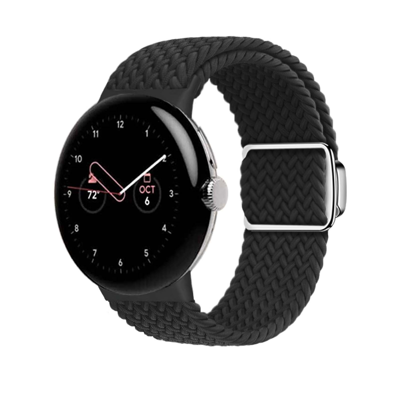 Compatible with Google Pixel Watch 3 45mm Strap Bracelet,Weaving Nylon ...