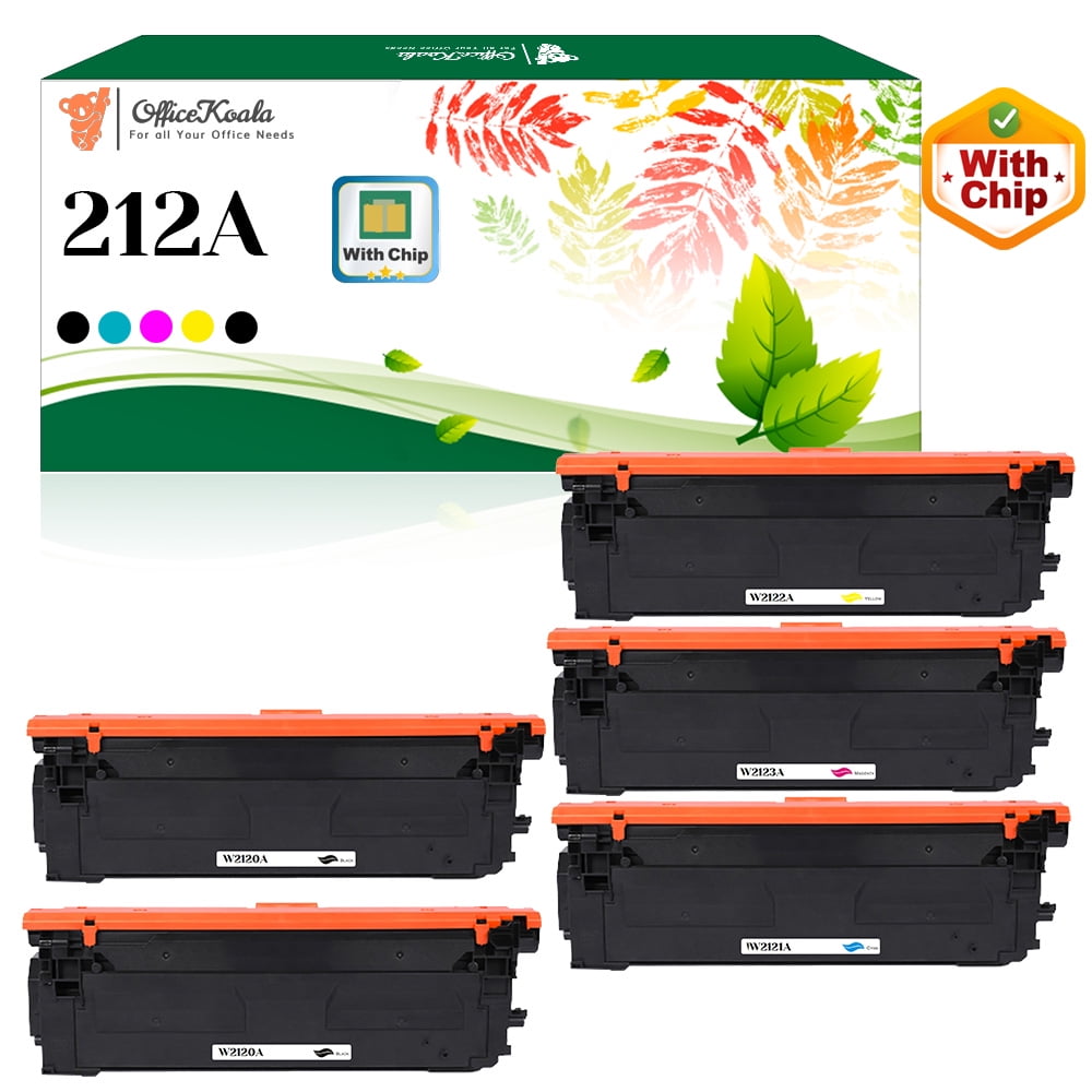 Compatible HP 212A Toner Cartridges(with Chip), 2x Black & 1x Cyan ...