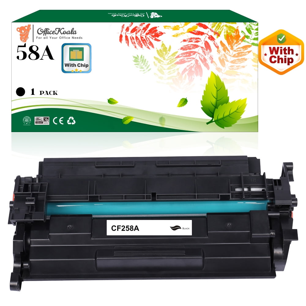 Compatible HP 58A Black Toner Cartridges(with Chip), 3000 Pages Yield (Replacement for OEM Part ...
