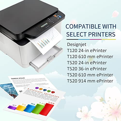 Compatible for HP 711 XL Ink Cartridges Replacement for HP 711XL CZ133A ...