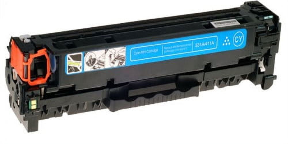 Compatible HP CF411X (410X) toner cartridge - high capacity cyan ...