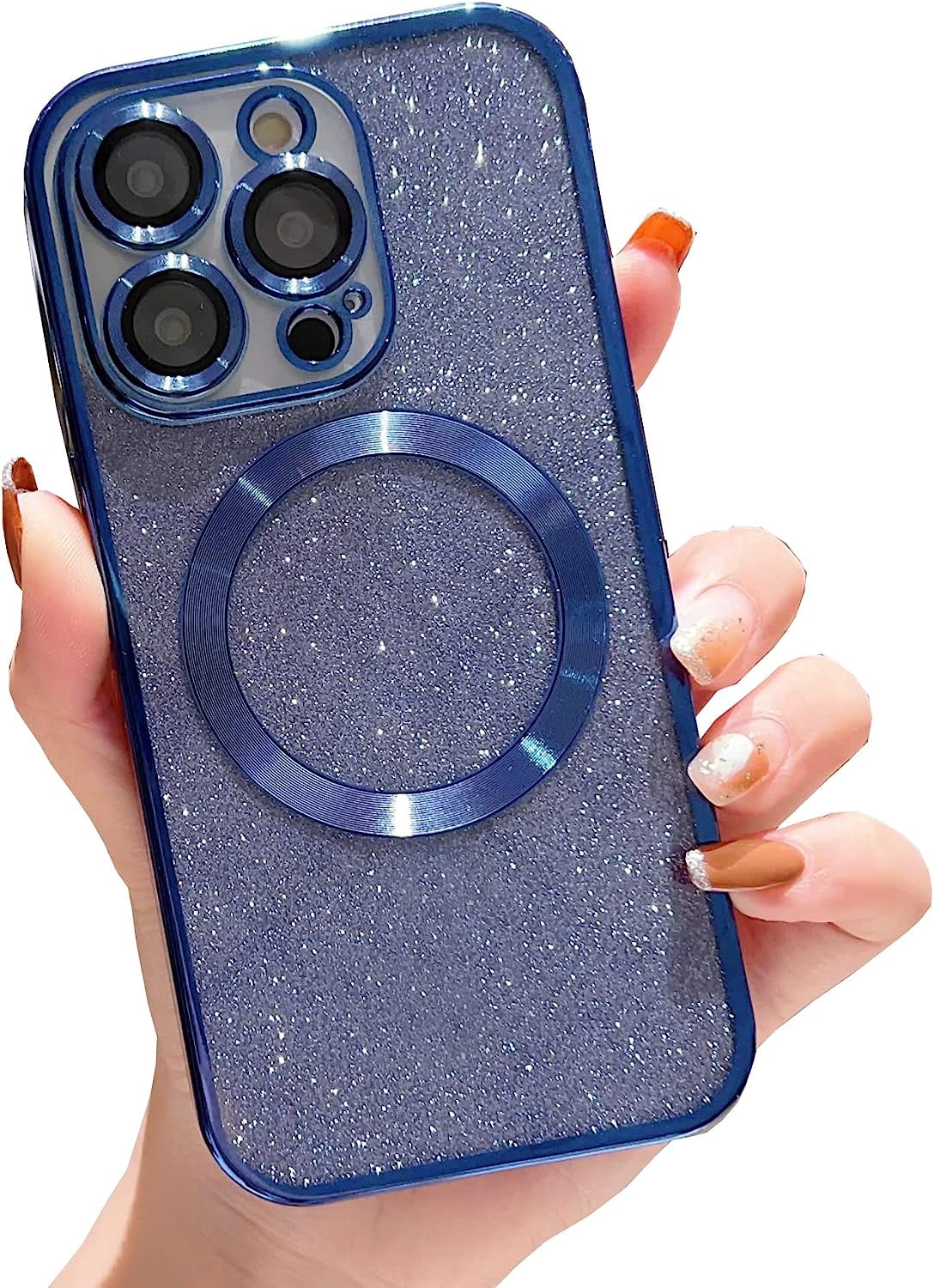 Compatible with IPhone 13 Pro Max Magnetic Case Glitter ,Compatible ...