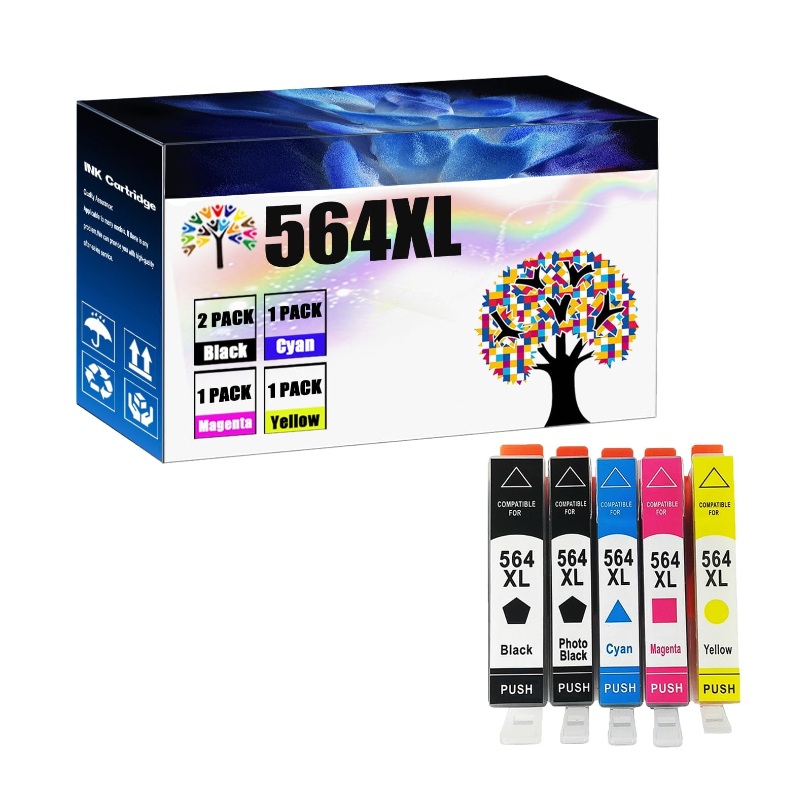 Compatible Ink Cartridge 564XL Replacement for Photosmart Series ...
