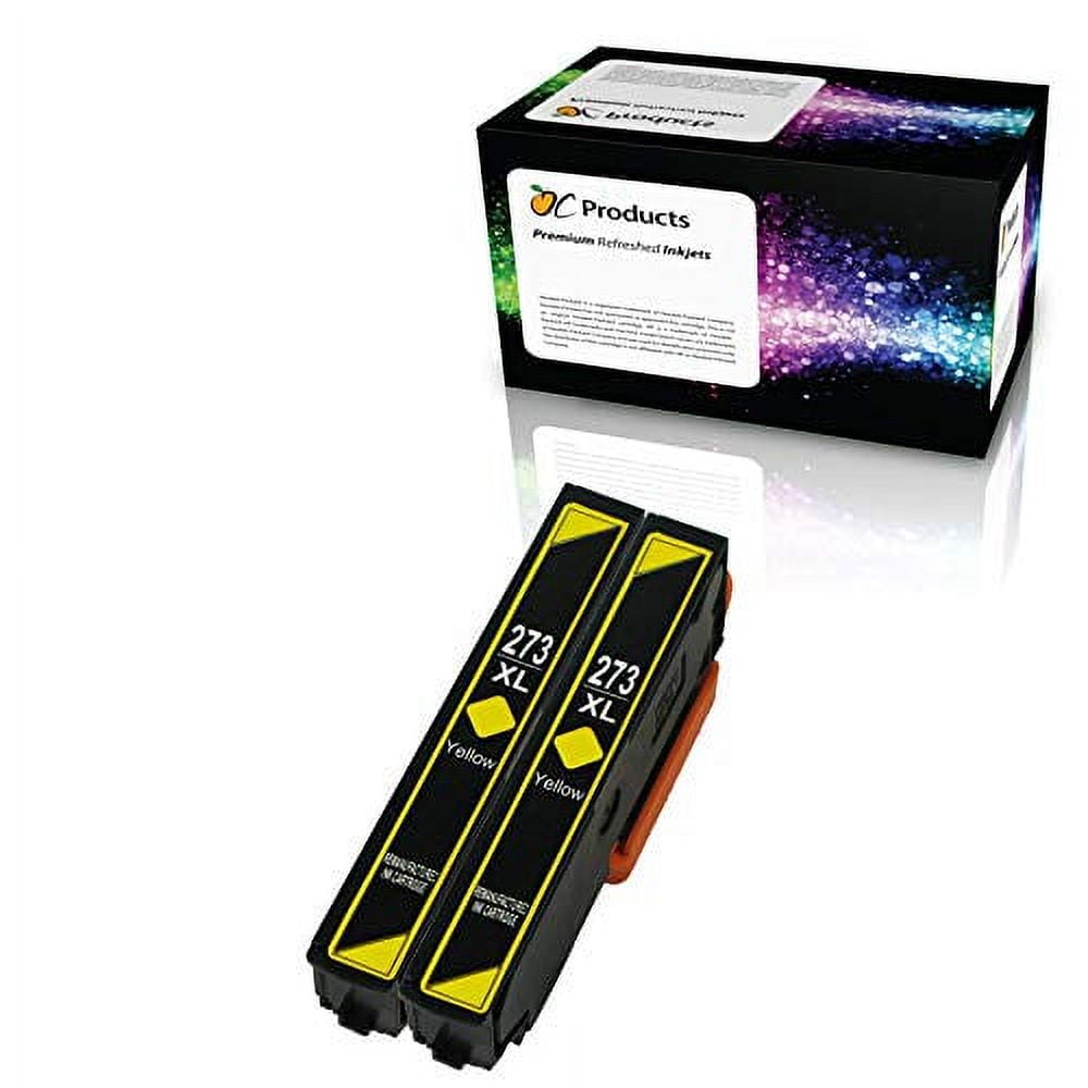 Compatible Ink Cartridge Replacement 2 Pack for Epson 273 273XL Yellow ...