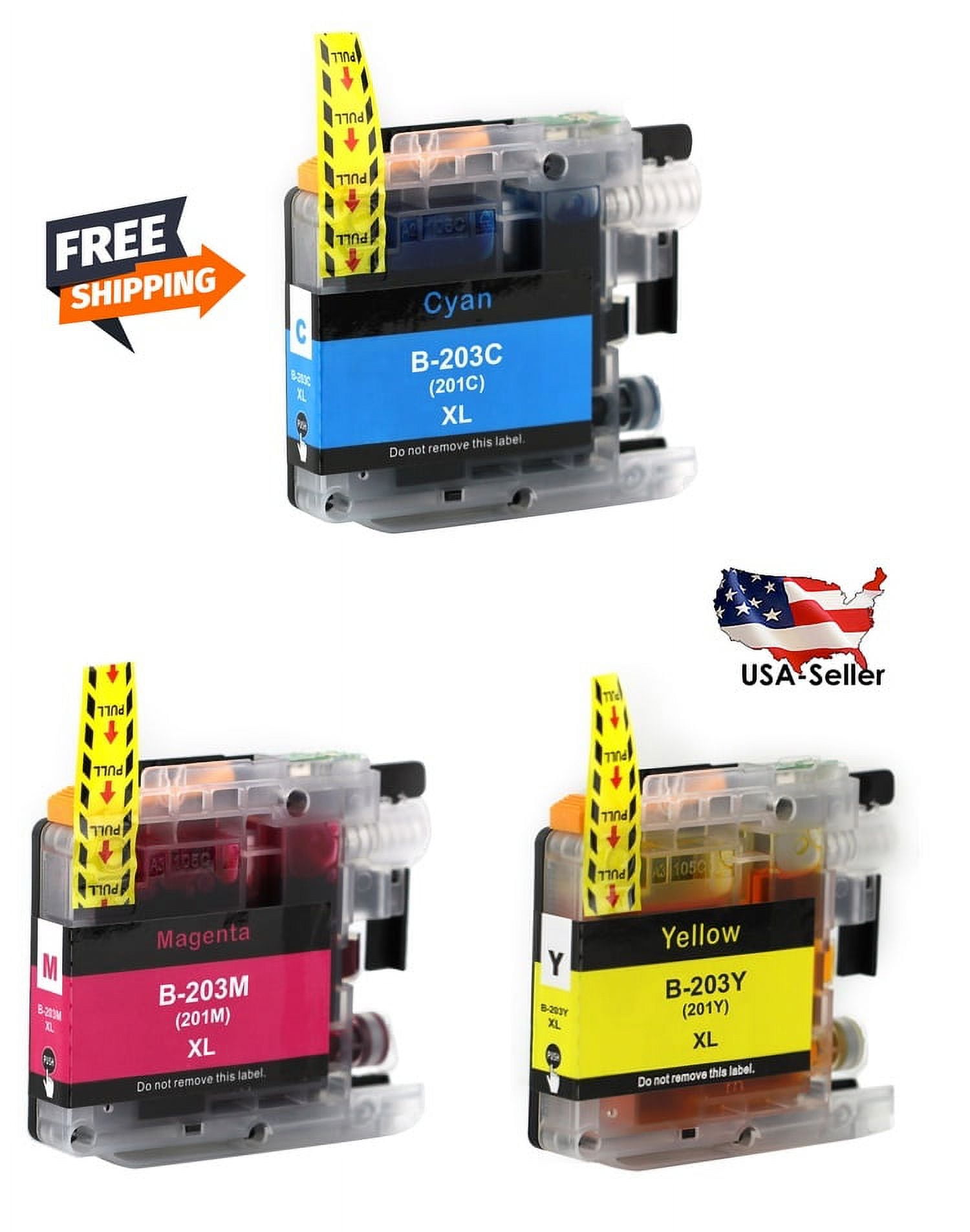 Compatible Ink Cartridge Replacement for Brother LC203XL LC203 XL LC201 ...