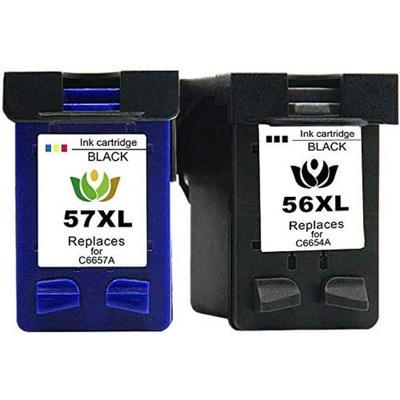 Compatible Ink Cartridges for C6656AN C6657A 56XL 57XL Ink to use with ...