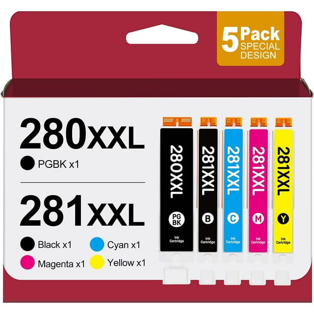 Canon Compatible Ink Cartridges Replacement PGI-280XXL CLI-281XXL for ...