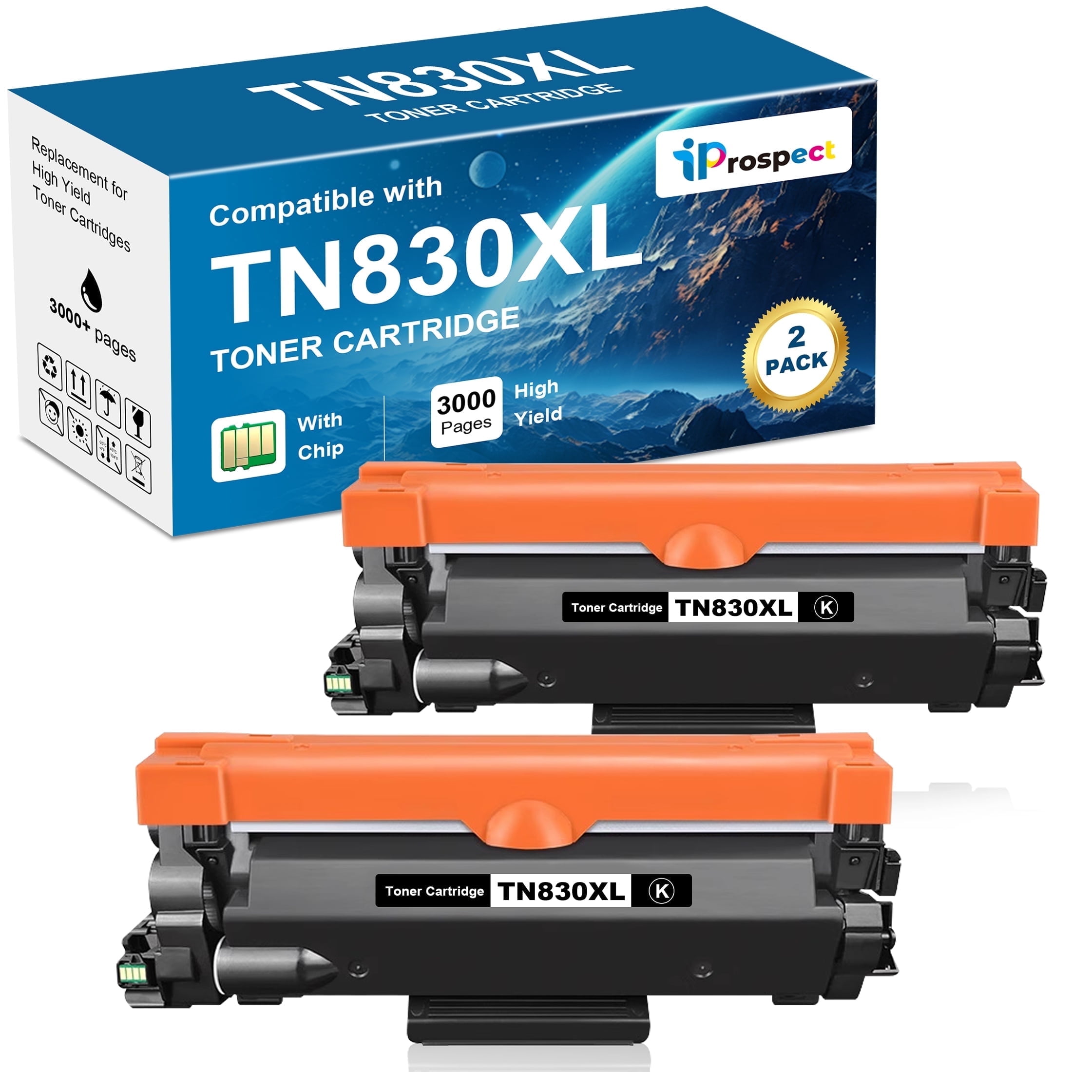 Compatible TN830 Toner Cartridge Replacement for Brother TN830XL TN830 ...