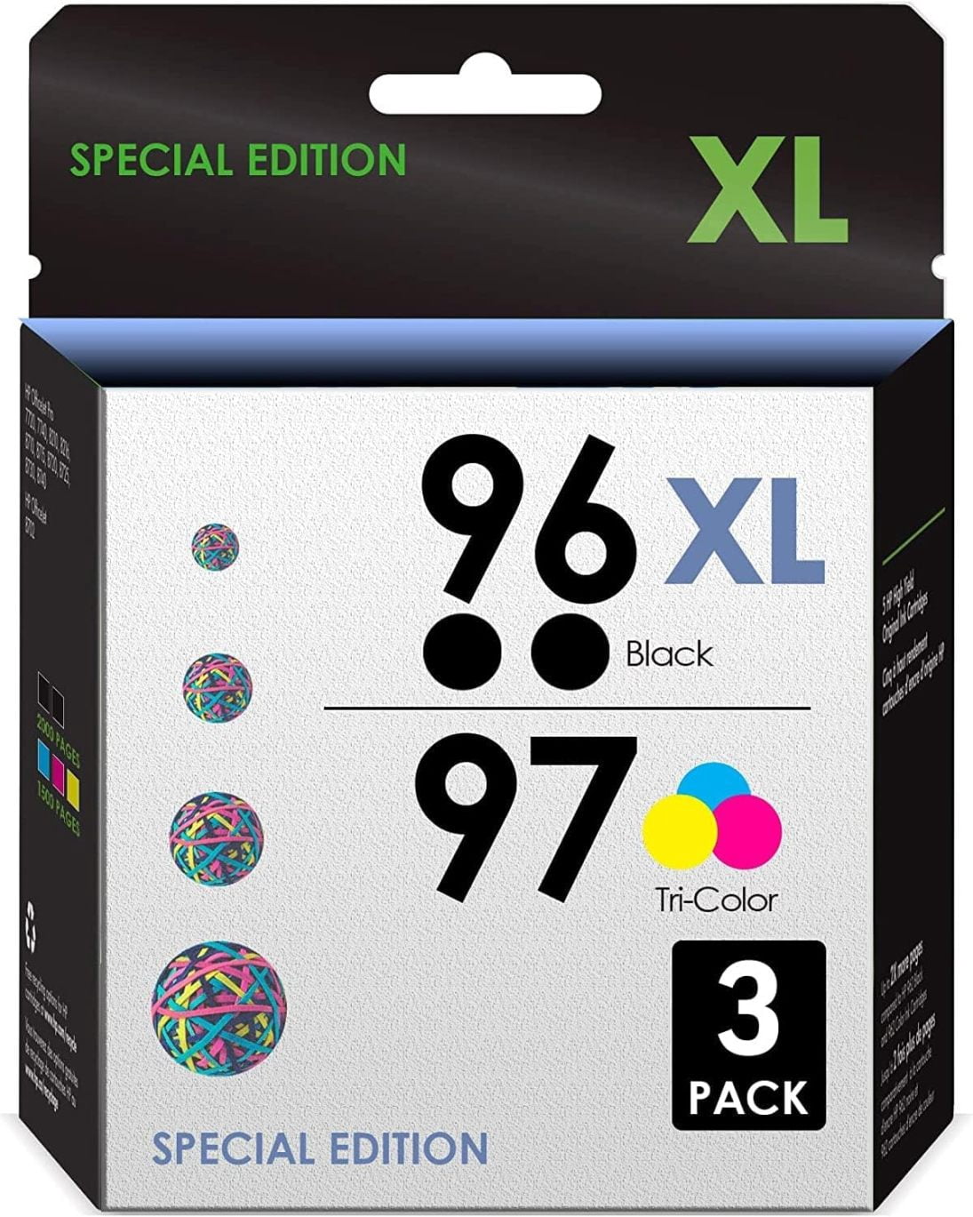 Compatible Inkjet Cartridge Replacement for 96/97 High Yield Printer ...