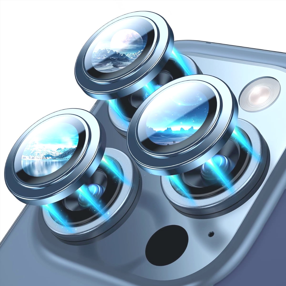 Compatible With Iphone 15 Pro Max Camera Lens Protector, Shatter-Proof ...