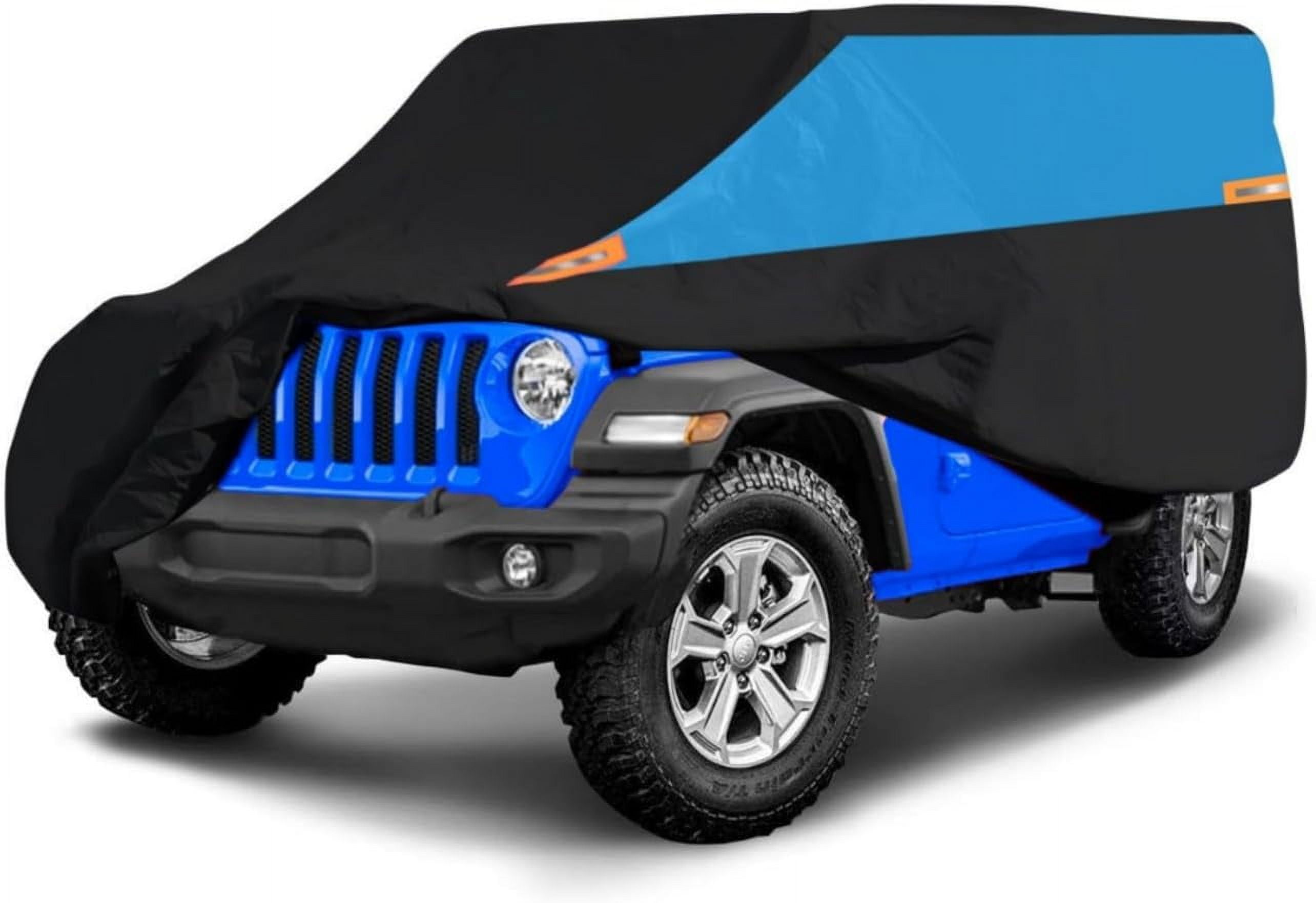 Compatible with Jeep Wrangler 2 Door, Waterproof Car Cover All Weather ...