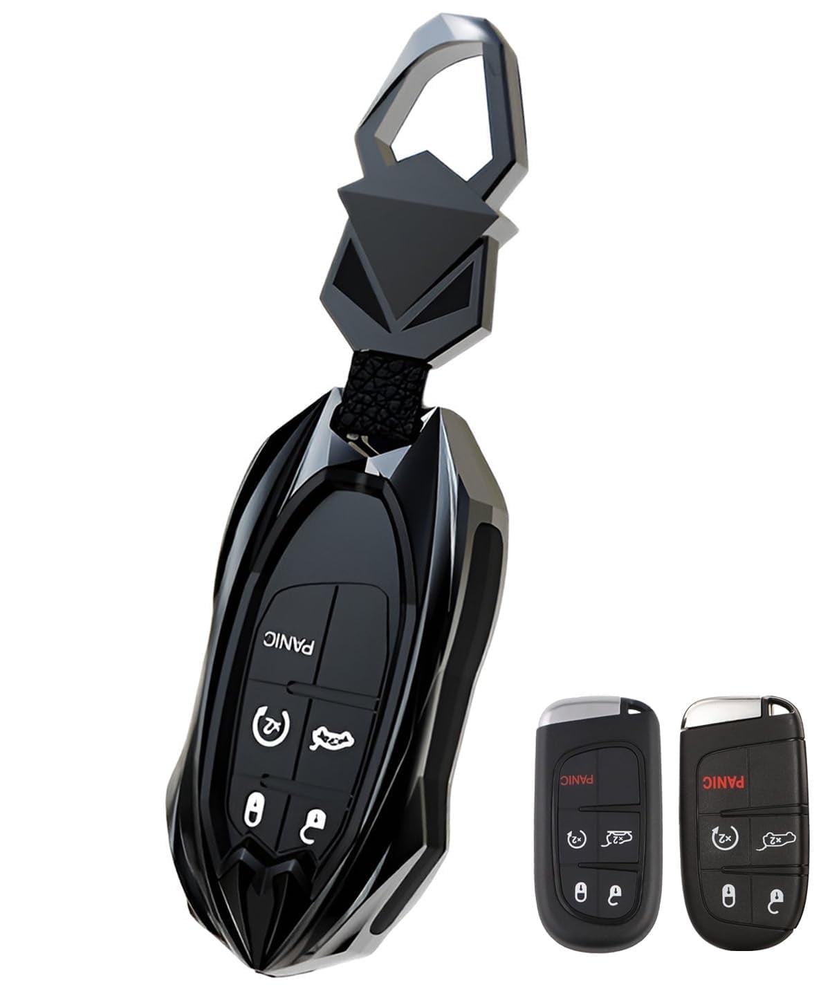 Compatible Key Fob Cover for Jeep Grand Cherokee Dodge Charger ...