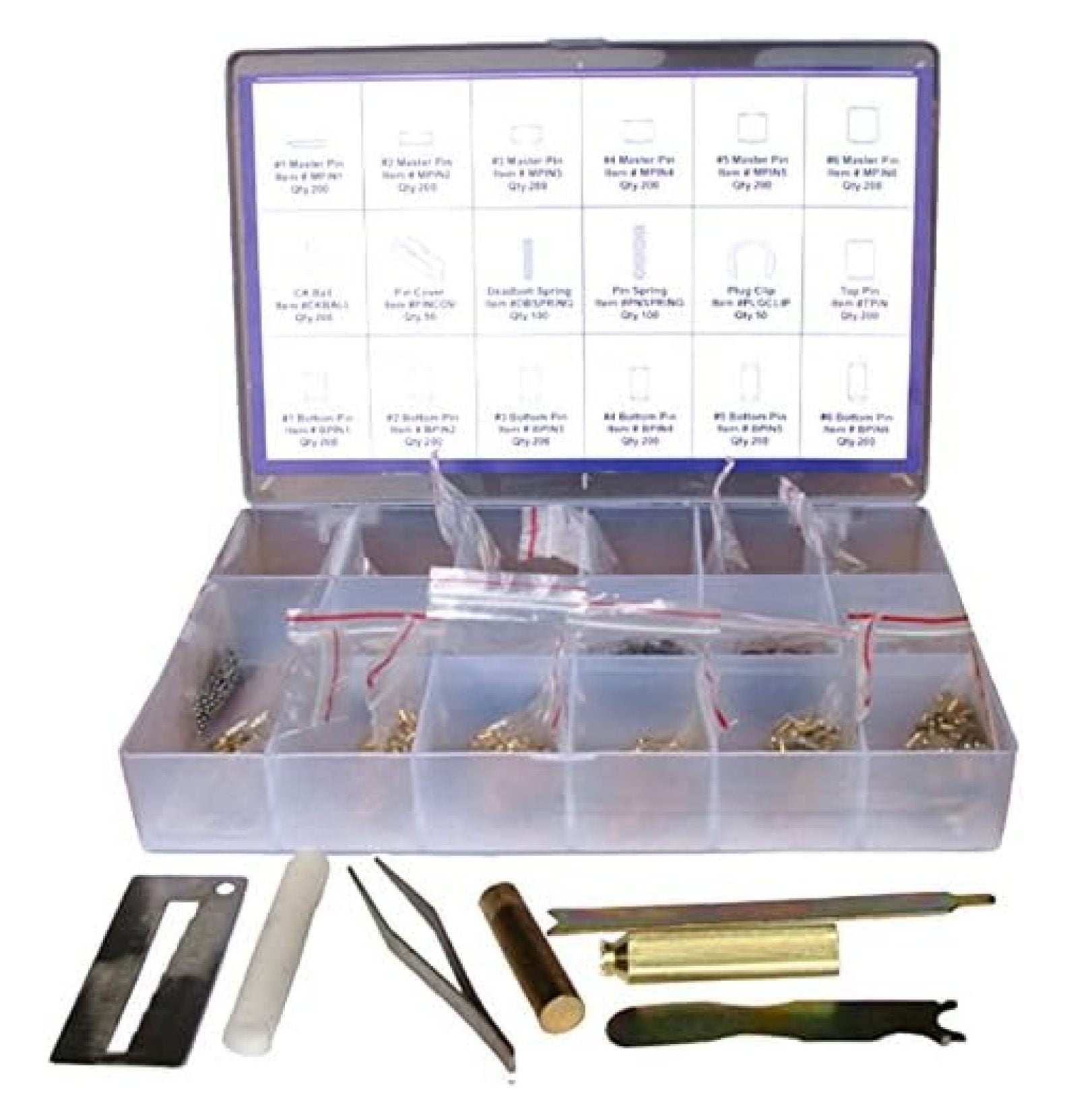 Compatible Keyway Rekeying set Rekey kit Box 200 Pin each - Walmart.com