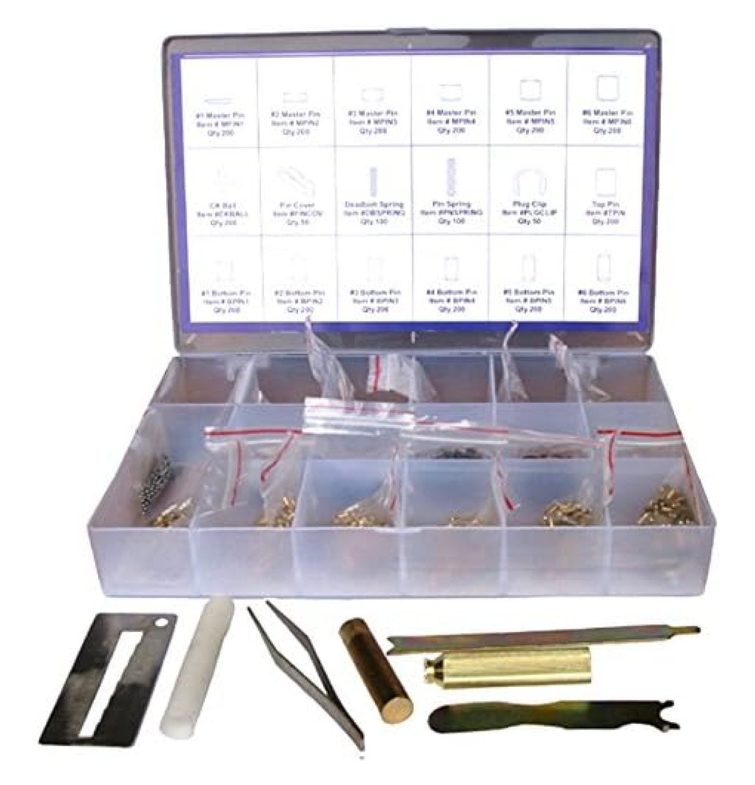 Compatible Keyway Rekeying set Rekey kit Box 200 Pin each - Walmart.com