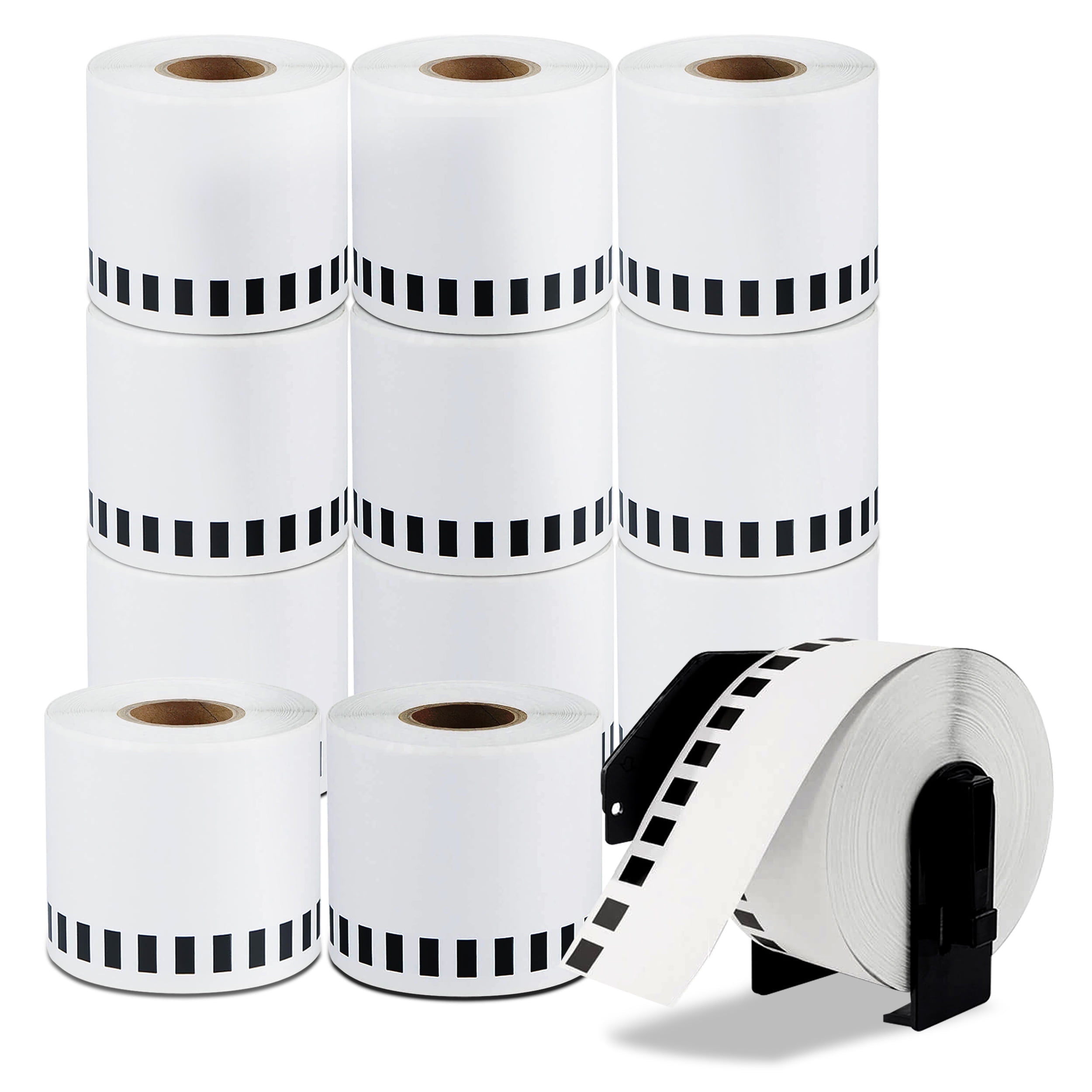 Compatible Labels for Brother 2205 | 12 Rolls | Size 10" x 8" | White ...