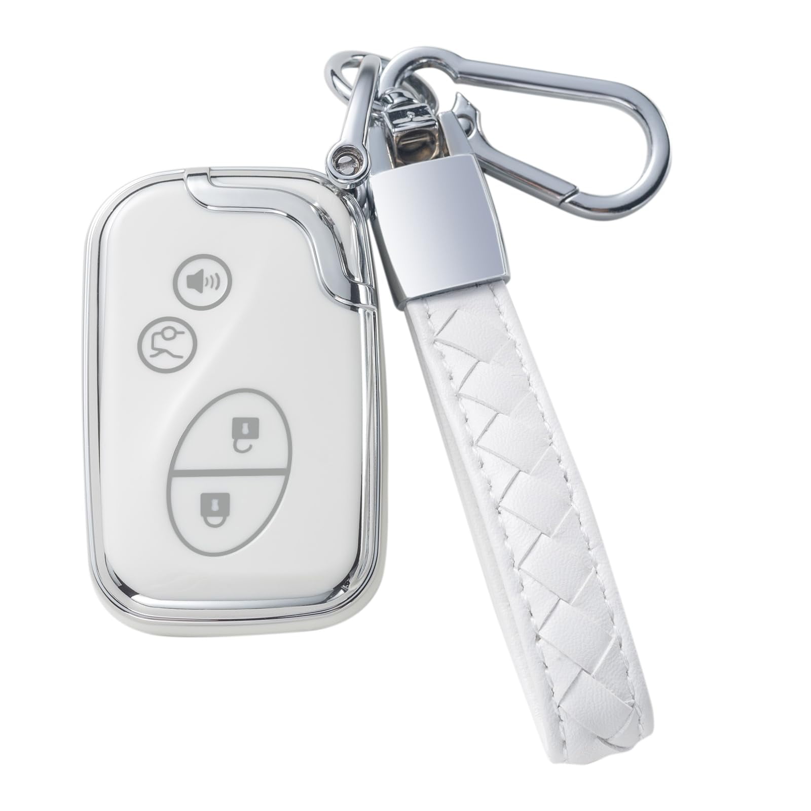 Compatible with Lexus Key Fob Cover with Leather Lanyard, Car Key Case ...