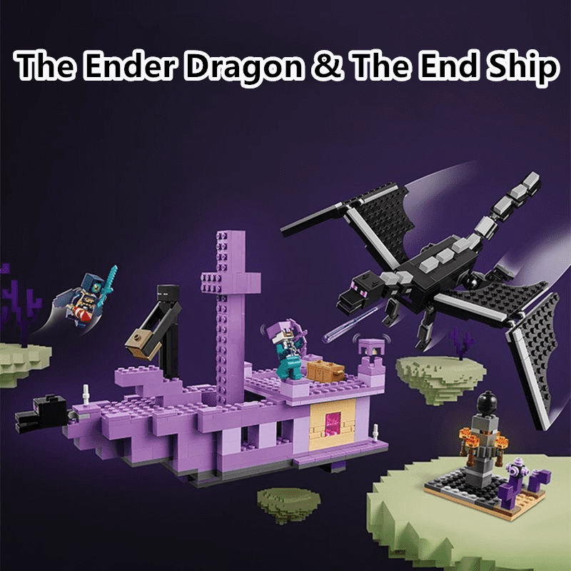 Compatible MOC Brick Sets MC My Mini World Series Building Blocks The Ender Dragon Enderman The ...