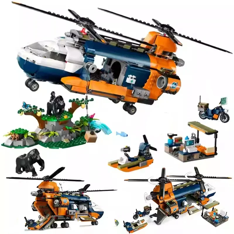 Compatible MOC Sets City Series Building Blocks Jungle Explorer ...