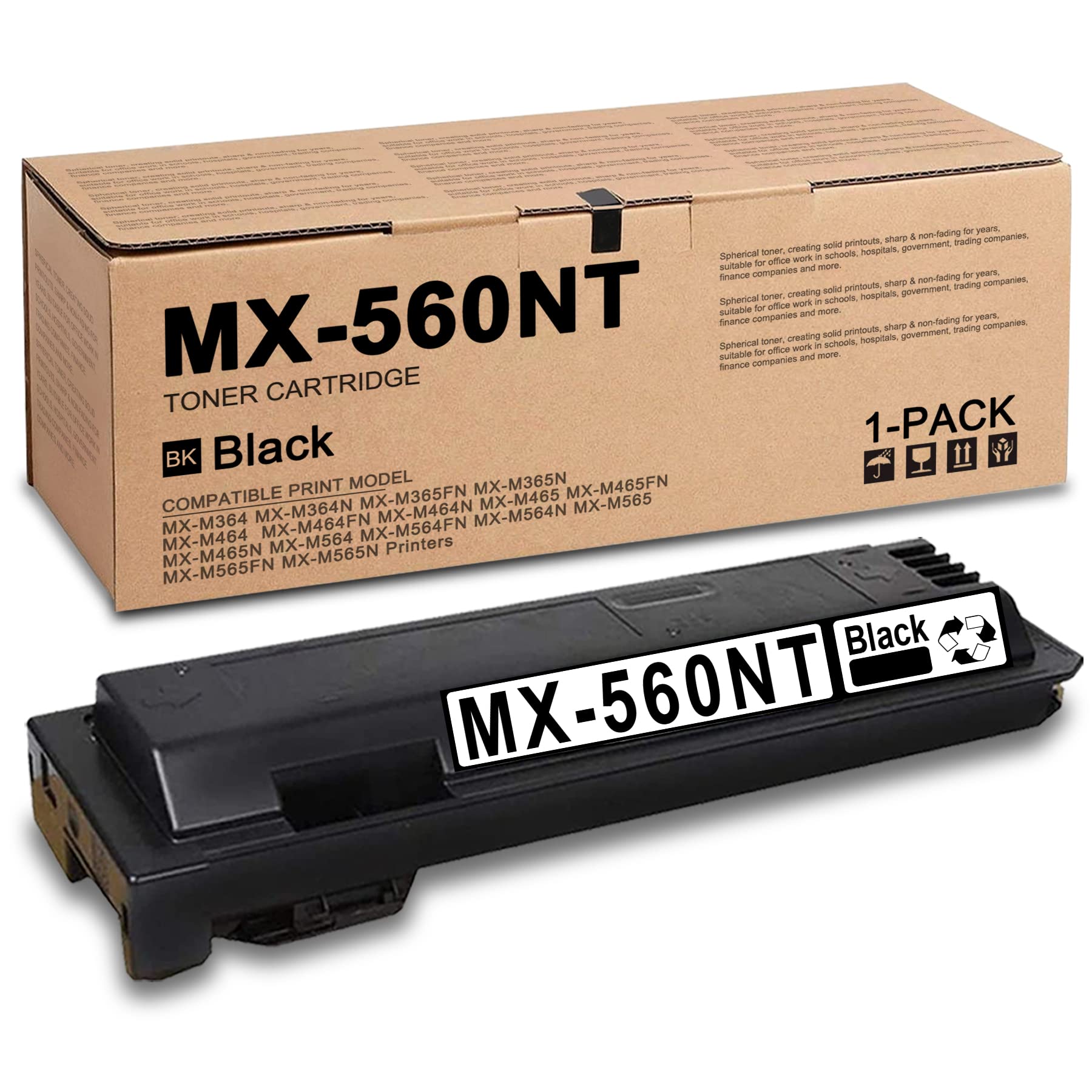 Sharp MX-500NT Toner Cartridge Black - Walmart.com