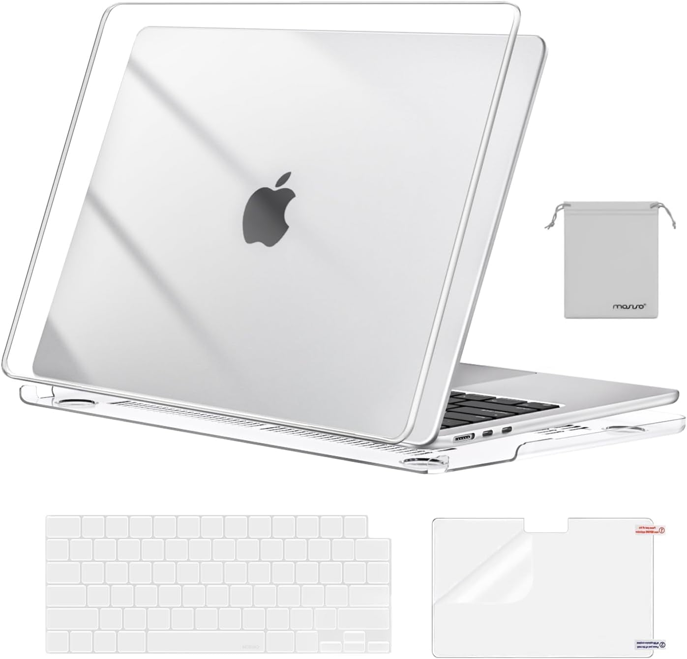Compatible with MacBook Air 13 inch Case 2025 2024 2023 2022 M4 A3240 ...