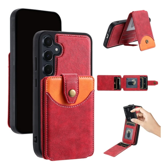 Compatible with MagSafe 2 in 1 Detachable Wallet Case for Samsung ...