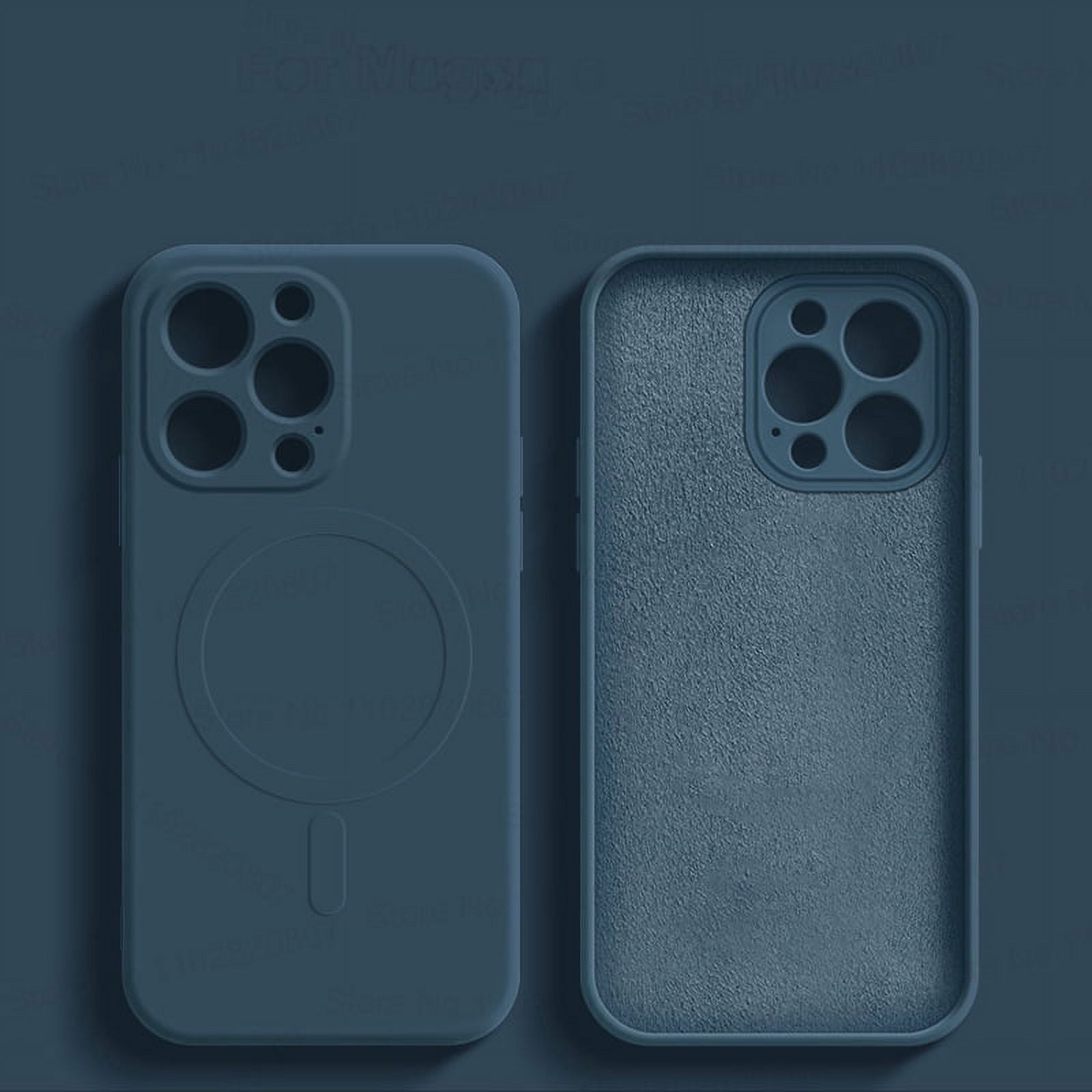 Compatible with Magsafe Liquid Silicone Magnetic Cases for iPhone 16 15 ...