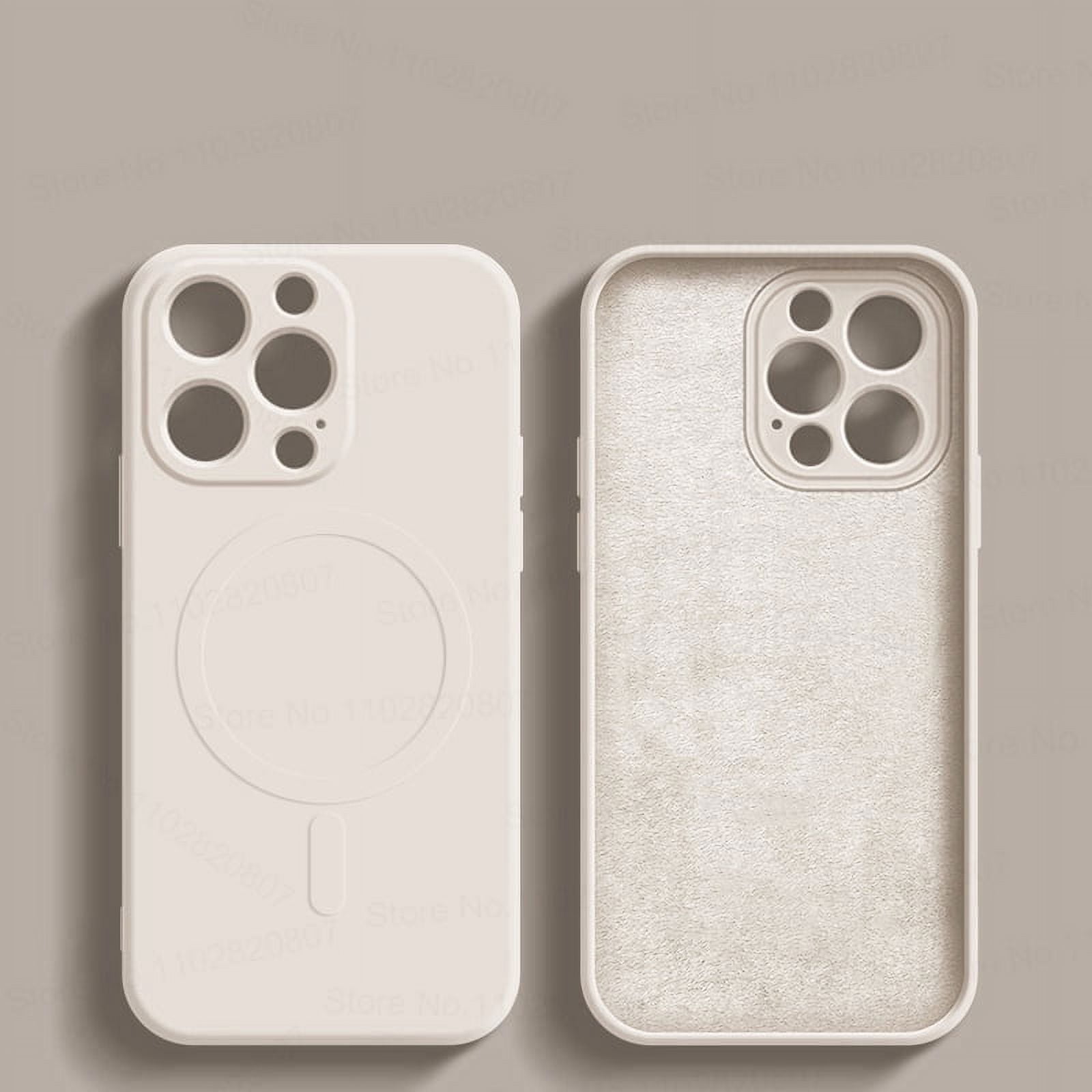 Compatible with Magsafe Liquid Silicone Magnetic Cases for iPhone 16 15 ...