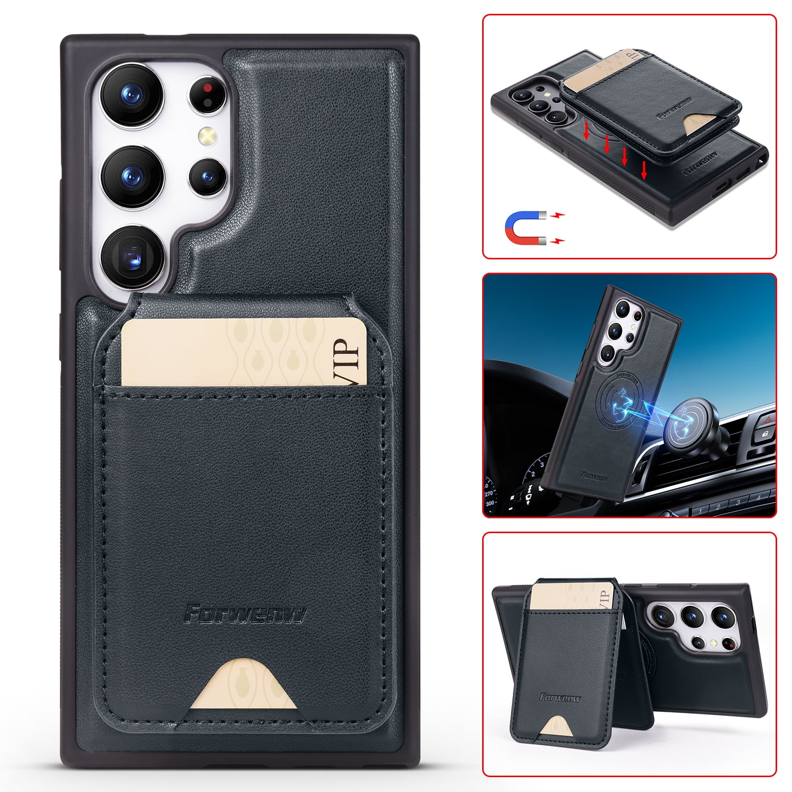 Compatible with Magsafe for Samsung Galaxy Note 20 Ultra Wallet Case ...