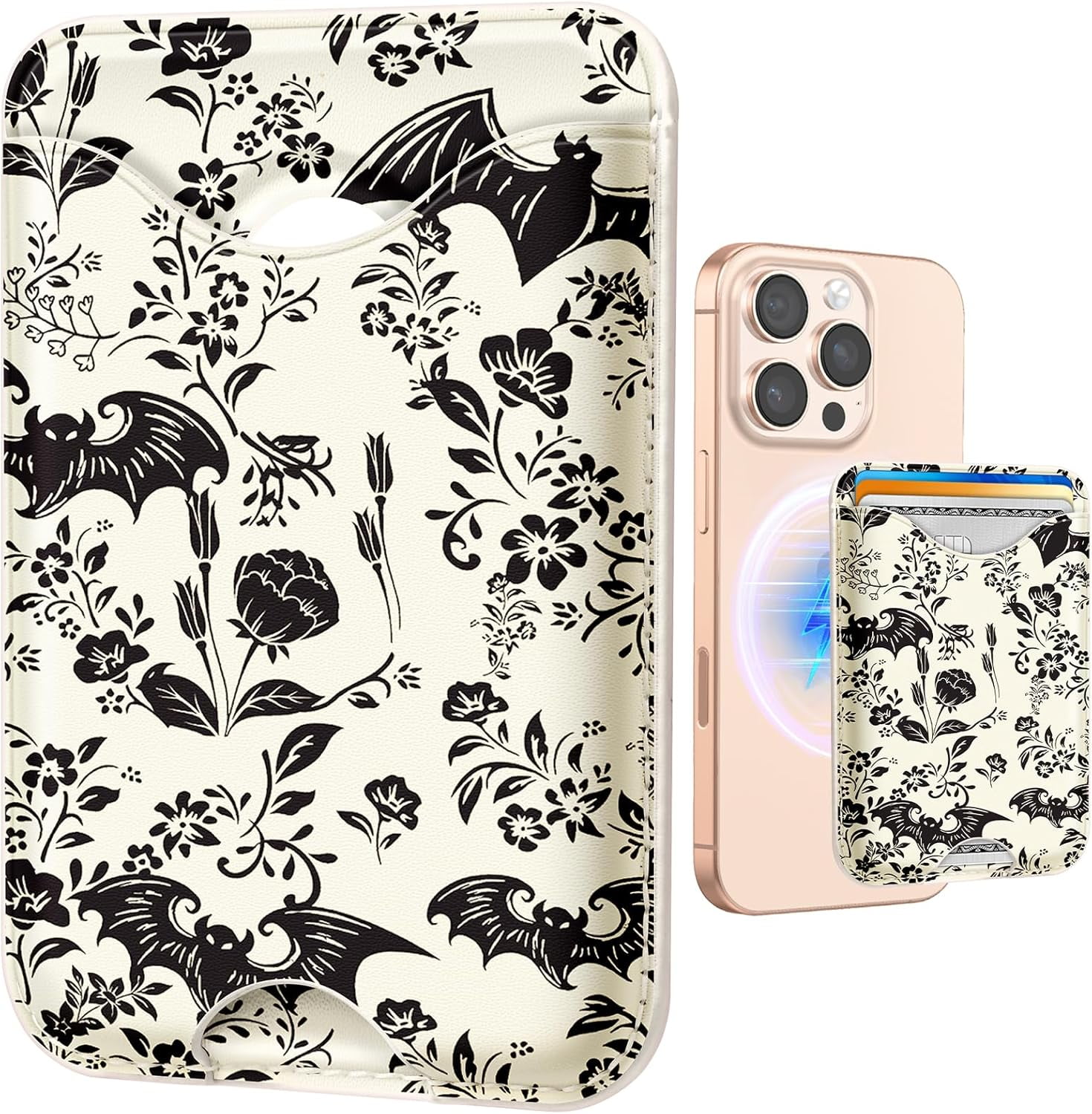 Compatible with Magsafe Wallet Magnetic Card Holder - Phone Wallets ...