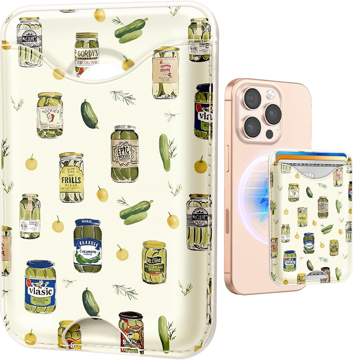 Compatible with Magsafe Wallet Magnetic Card Holder - Phone Wallets ...