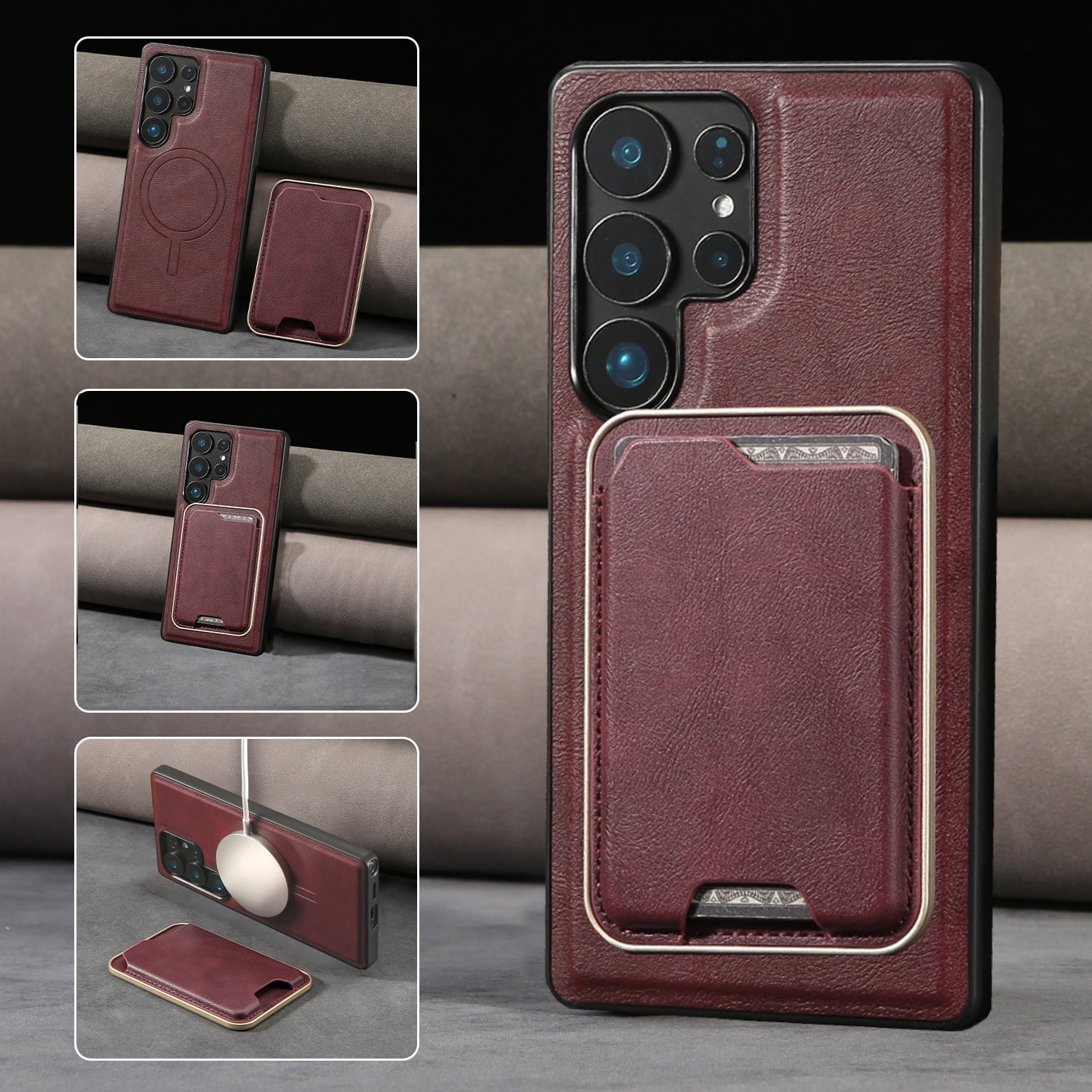 Compatible with Magsafe Wireless Charging 2 in 1 Detachable for Samsung ...