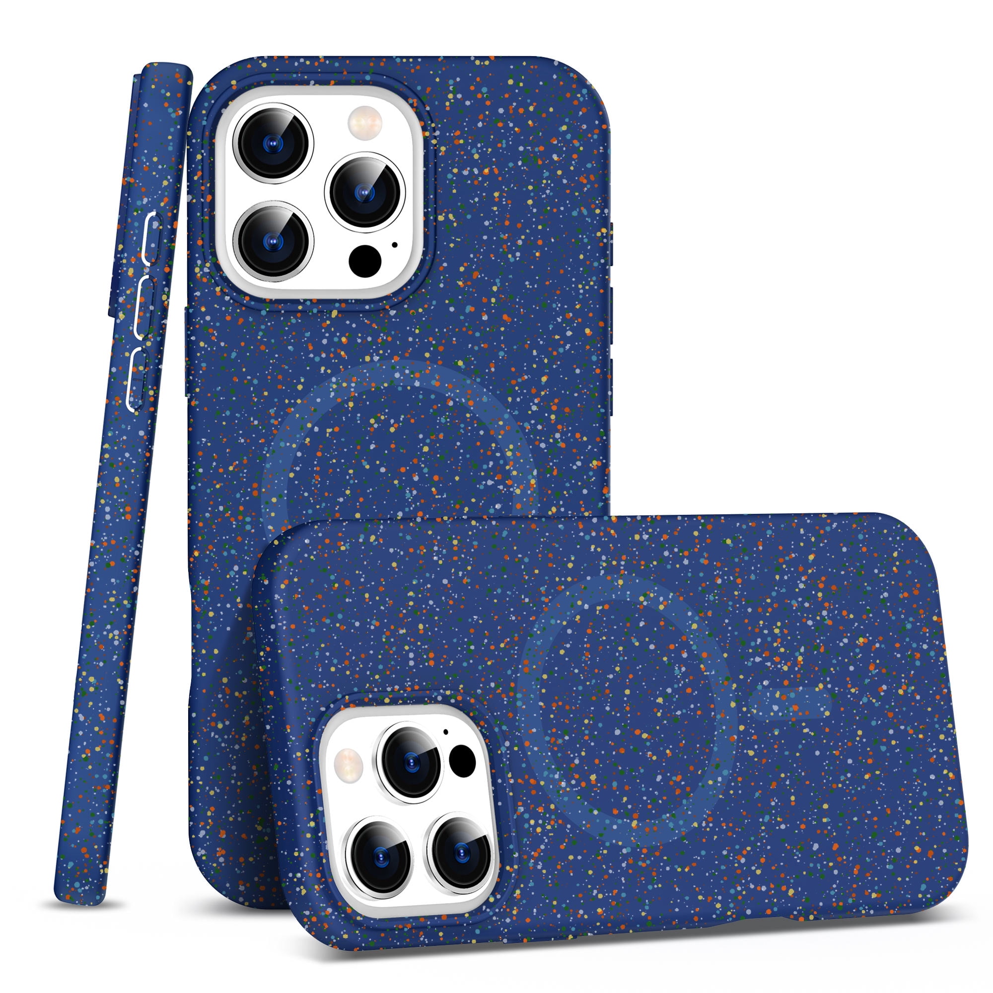 Compatible with Magsafe for iPhone 16 Pro Case, Silicone + PC Case ...