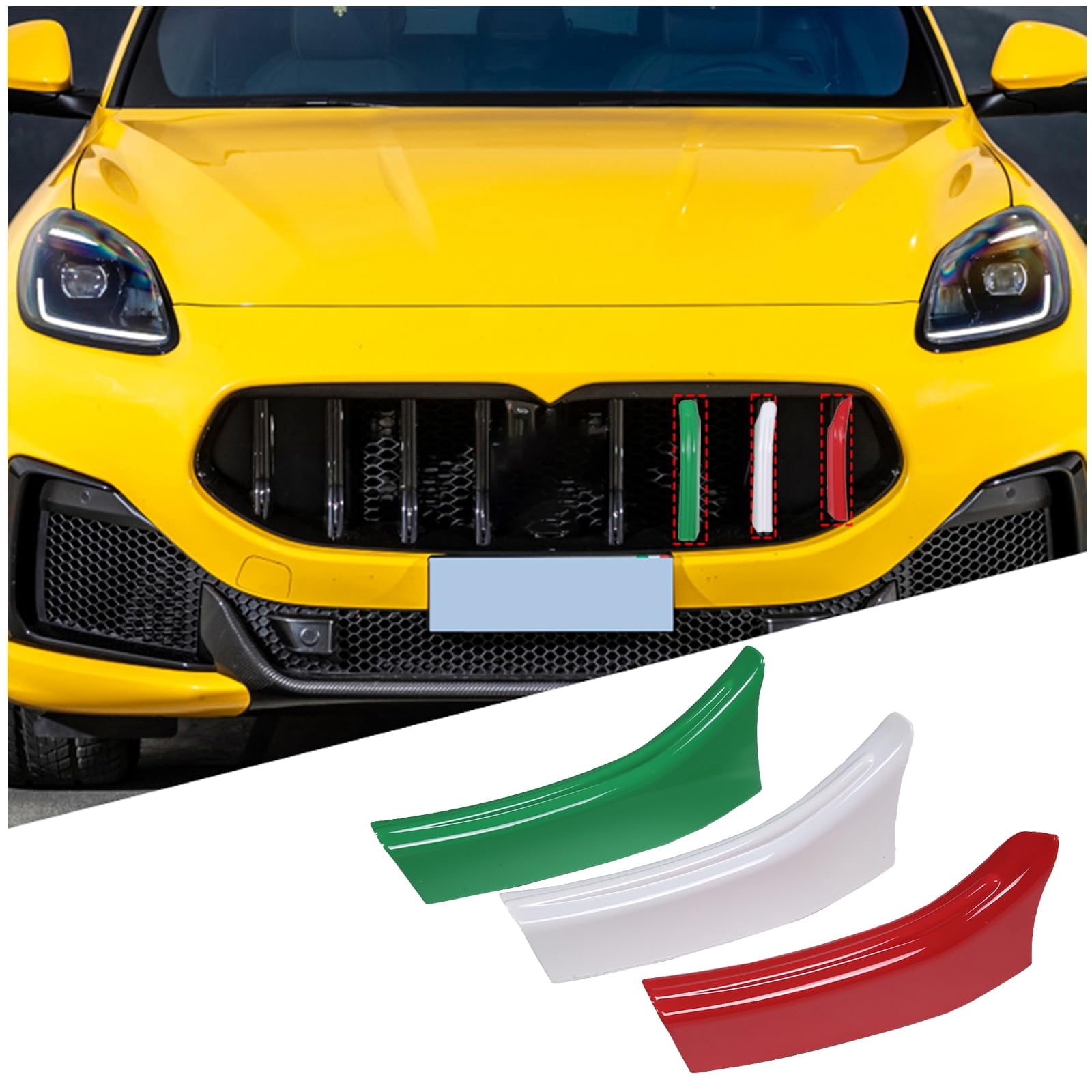 Compatible with Maserati Grecale OIF8 2022 2023 Front Grill Decoration ...
