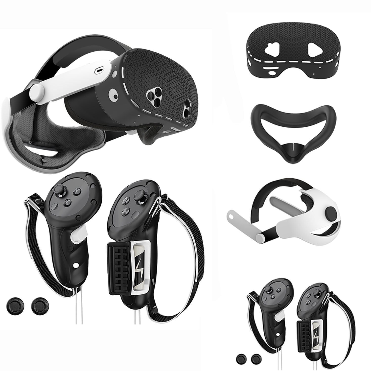 Compatible with Meta Quest 3S Accessories, for Quest 3S Head Strap, VR ...