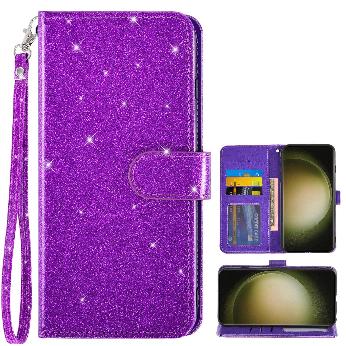 Compatible with Metro TCL Ion X/Ion V/40Z T607DL Wallet Phone Case and ...